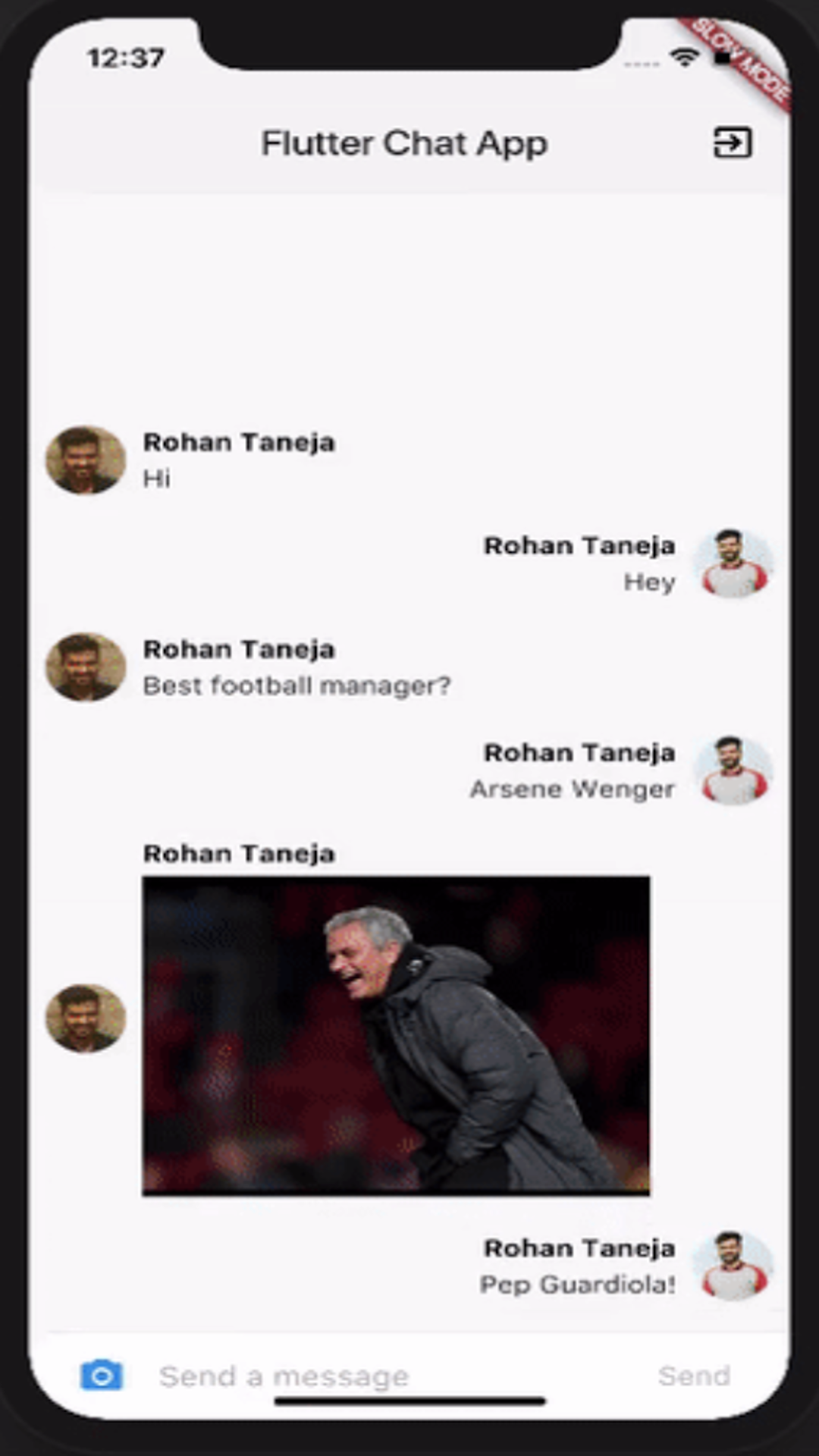 Flutter Chat App Flutter Chat App